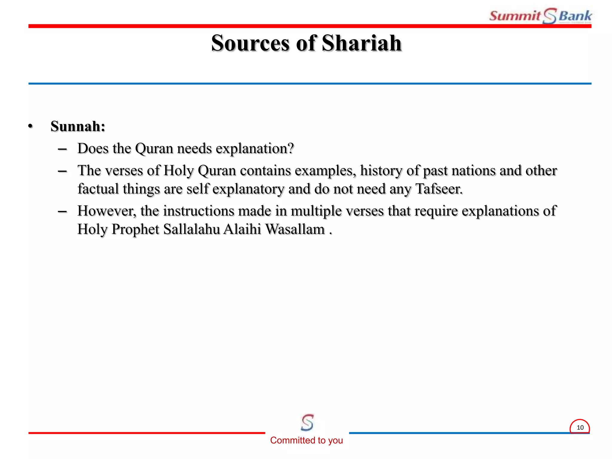 Unit 1 (sources of shariah) | PPTX