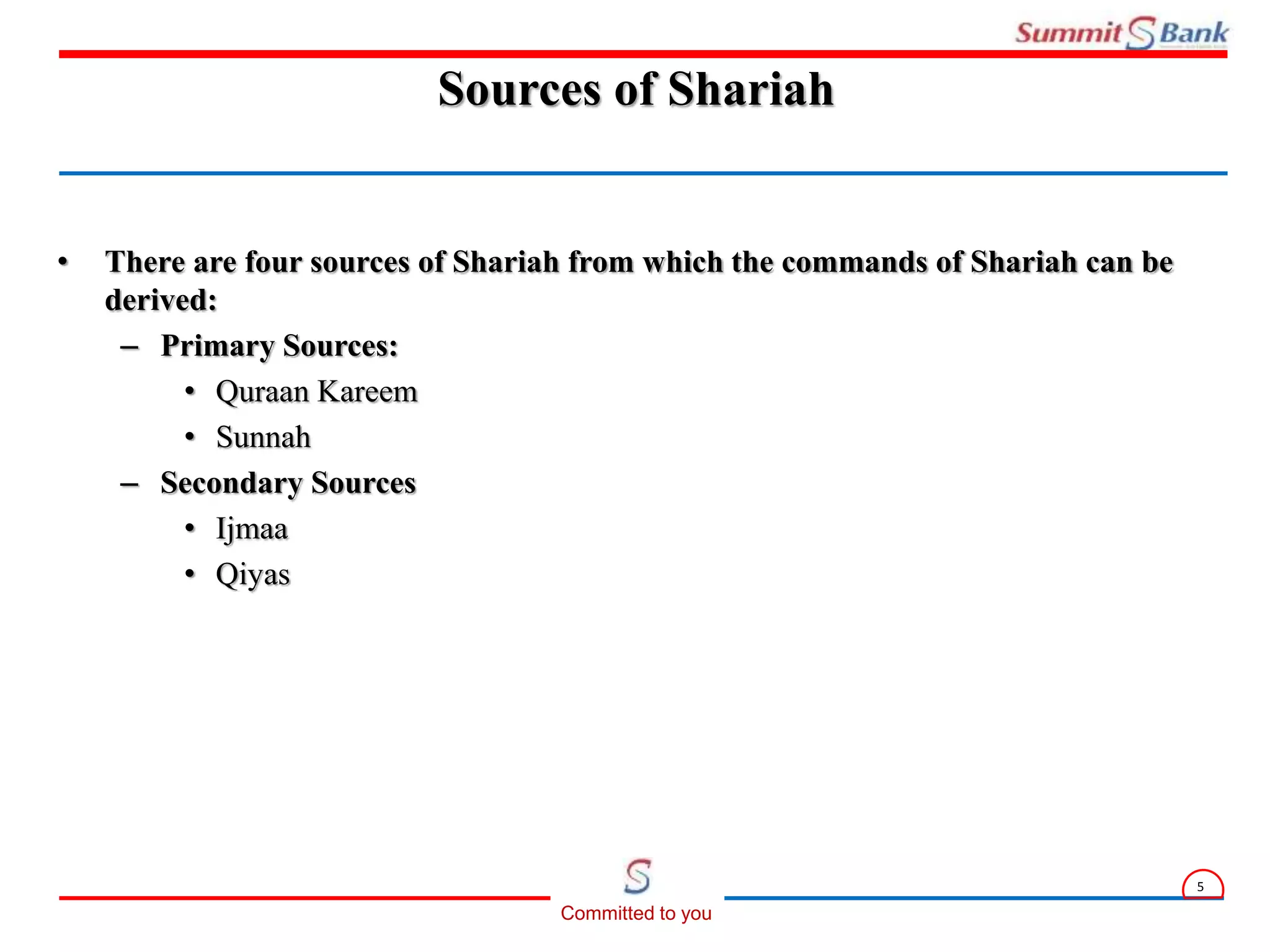 Unit 1 (sources of shariah) | PPTX