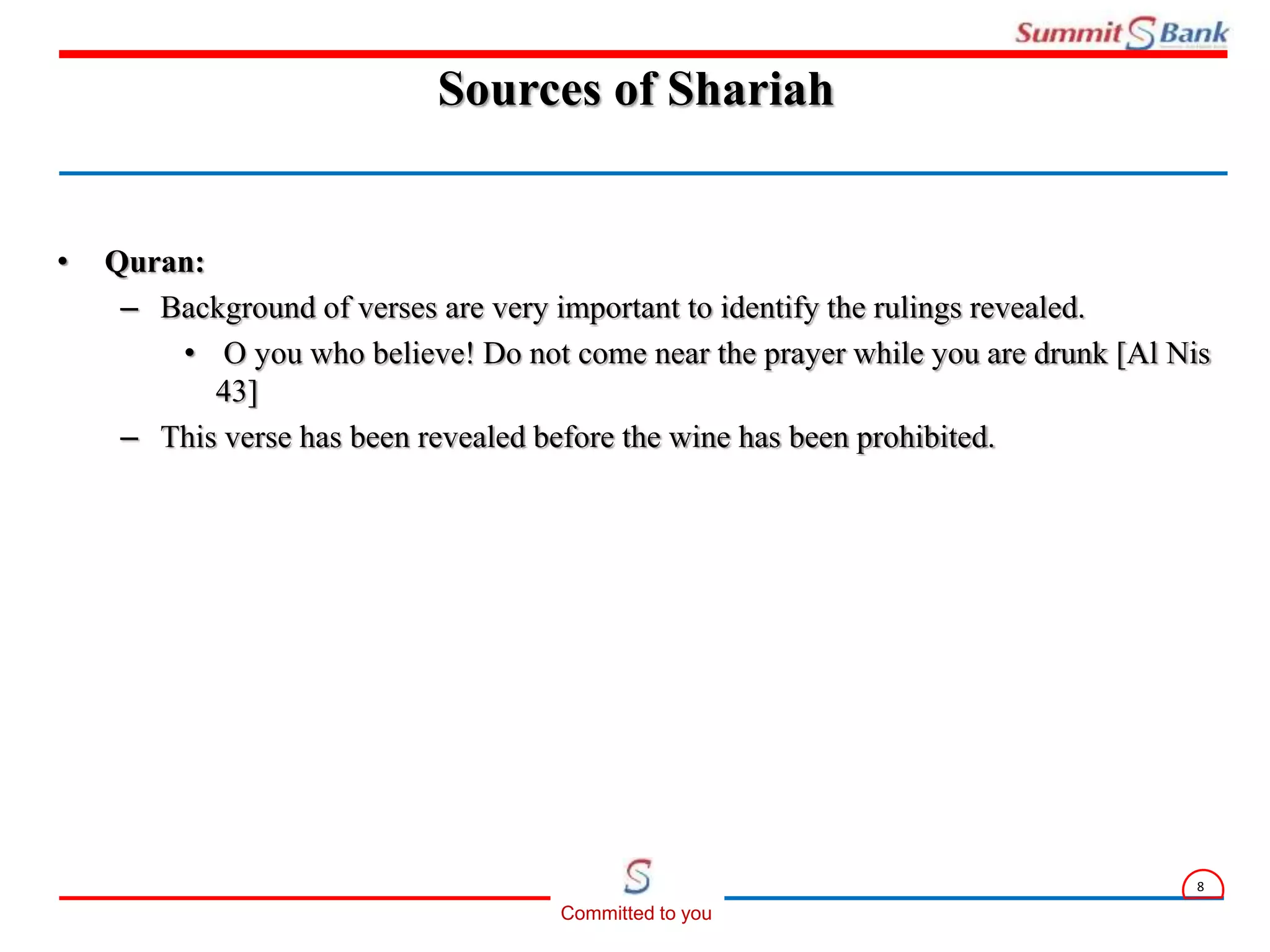 Unit 1 (sources of shariah) | PPTX