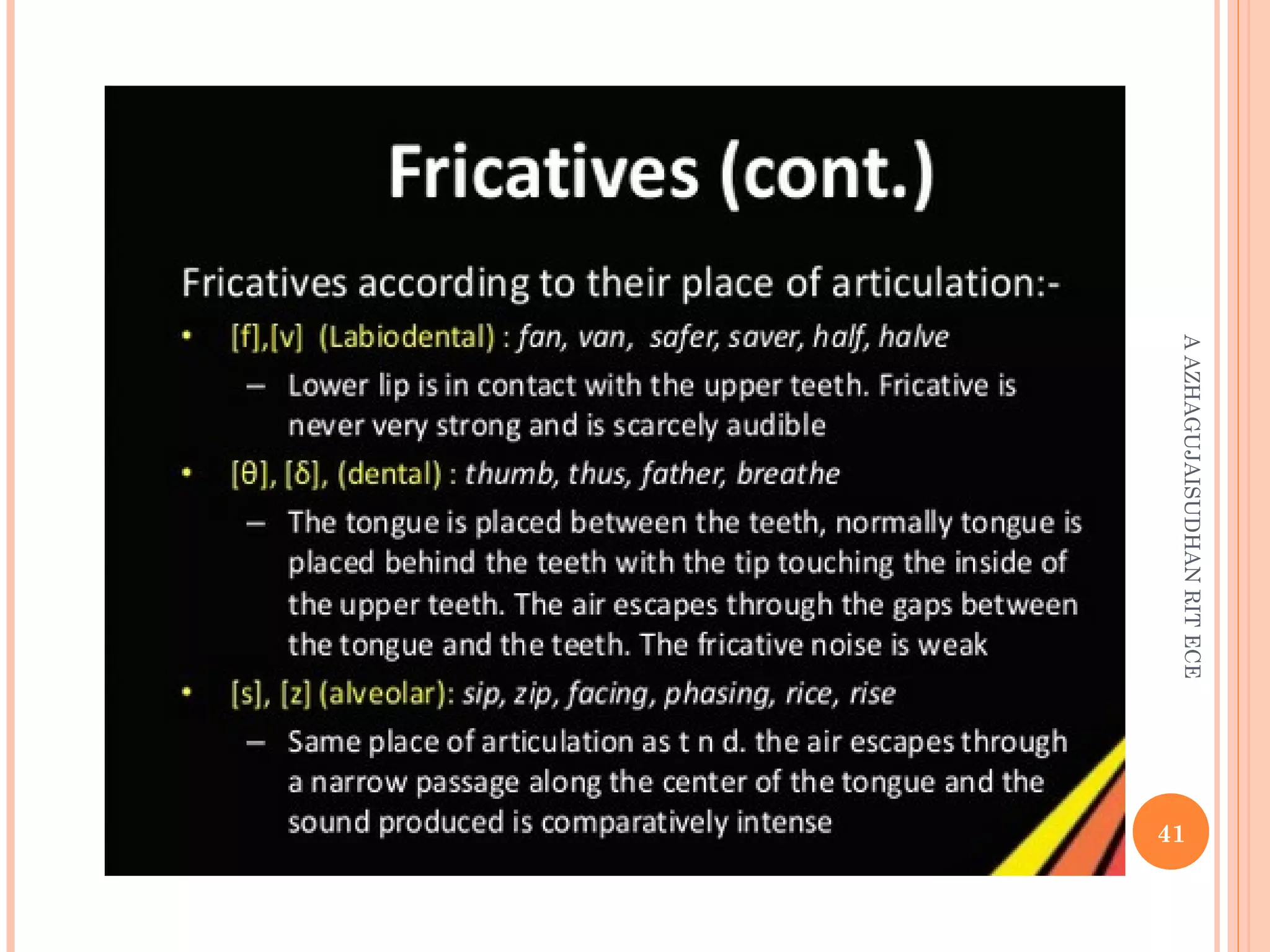 Unit 1 speech processing | PPT