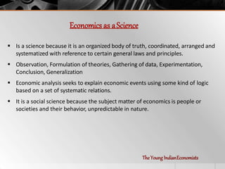 Unit 1st. Scope and nature of economics.pptx | Economy | Business and ...