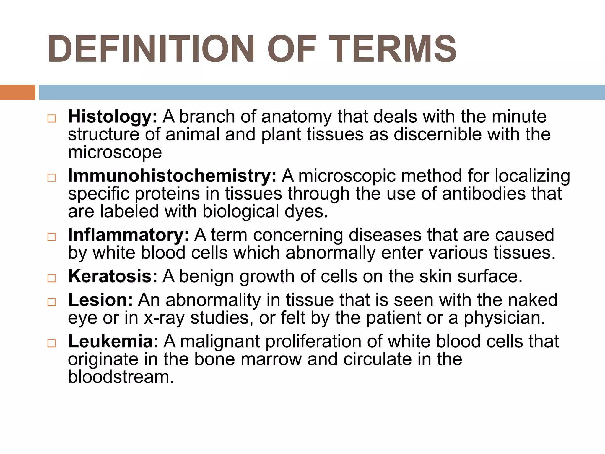 UNIT 1st INTRODUCTION OF PATHOLOGY FOR NURSES | PPTX