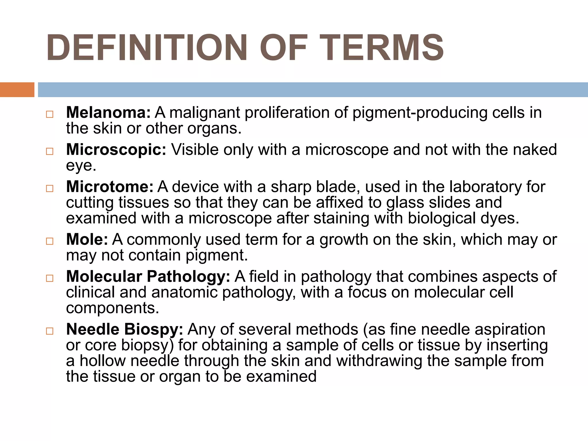 UNIT 1st INTRODUCTION OF PATHOLOGY FOR NURSES | PPTX