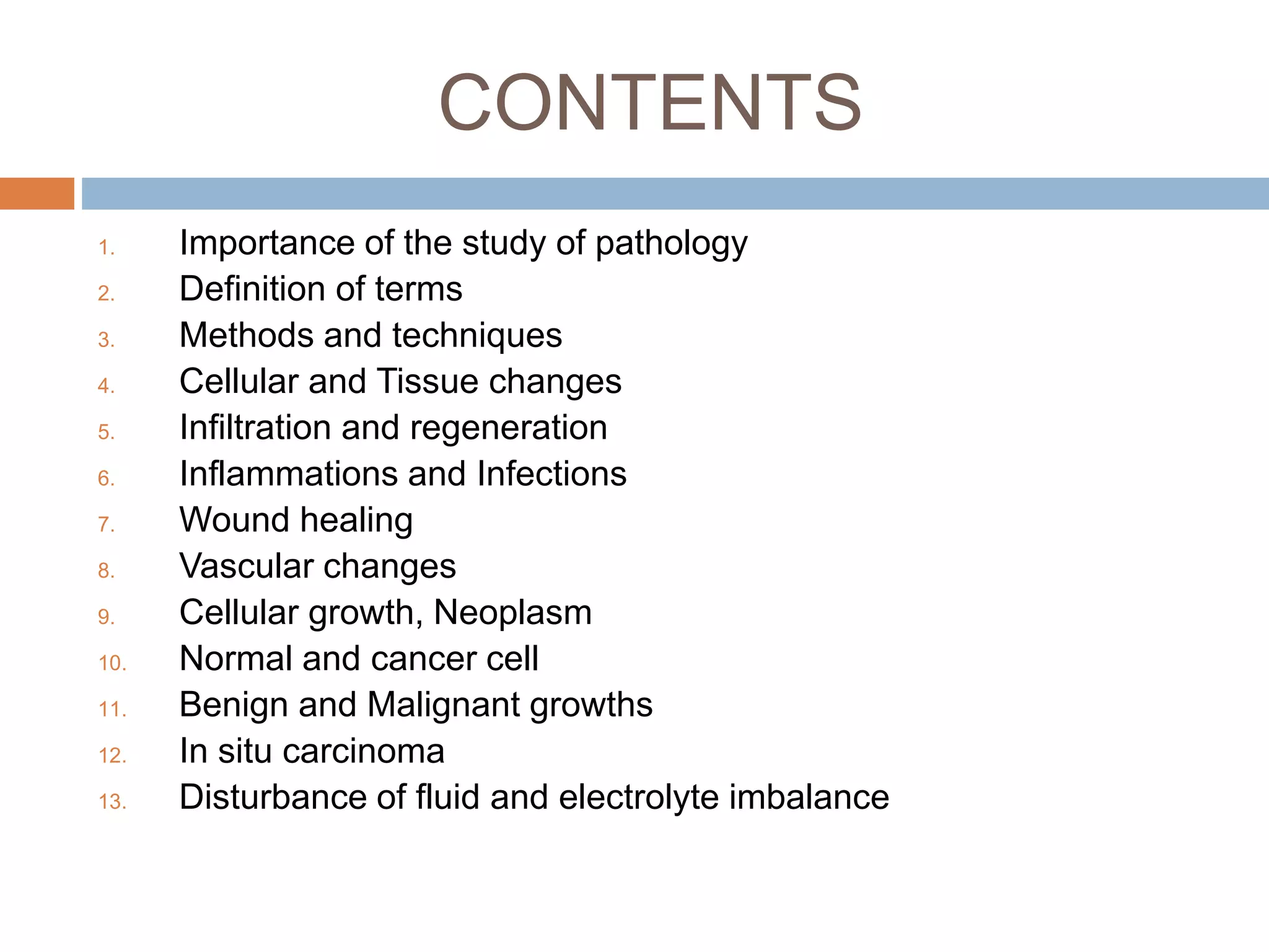 UNIT 1st INTRODUCTION OF PATHOLOGY FOR NURSES | PPTX