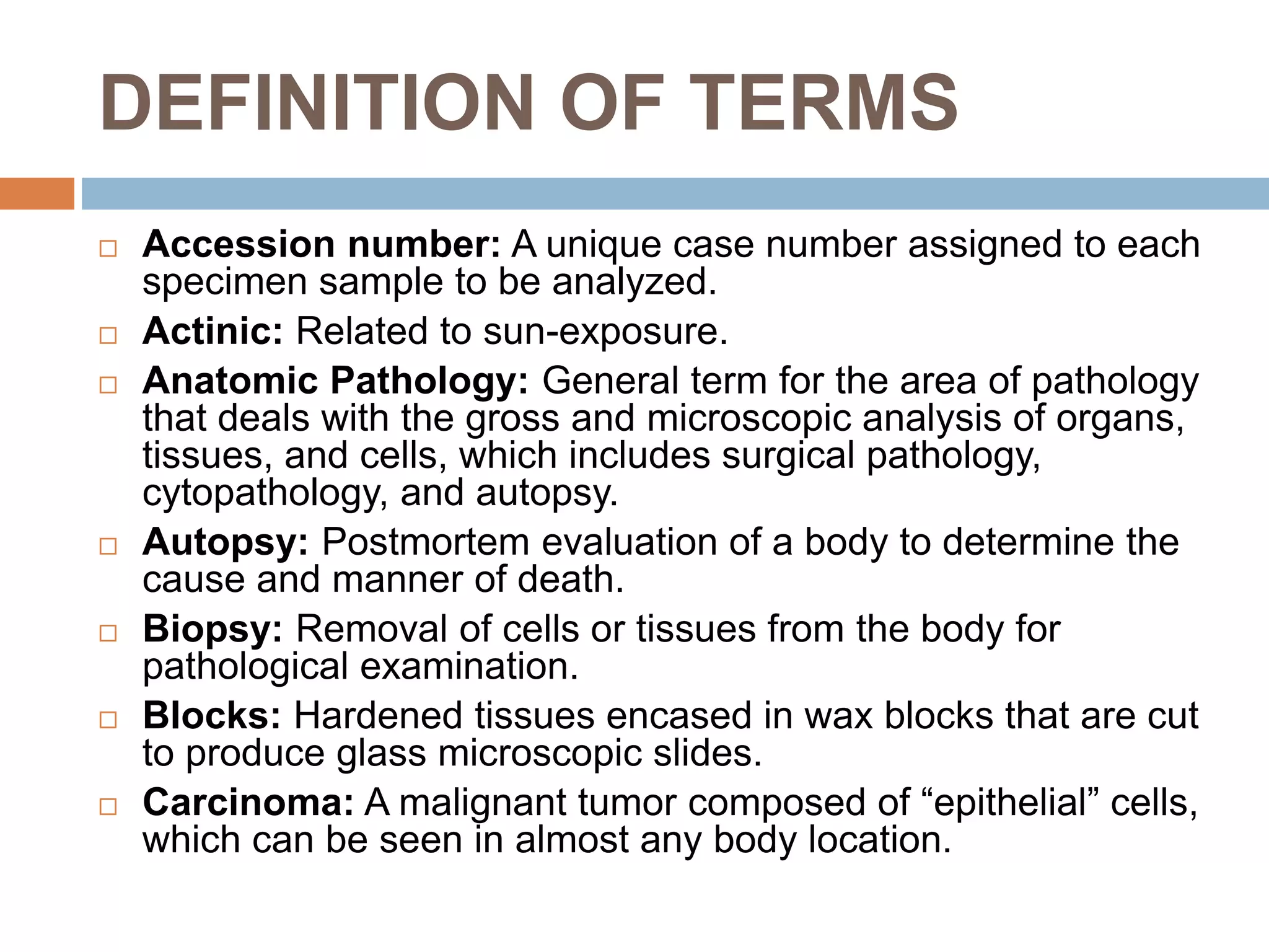 UNIT 1st INTRODUCTION OF PATHOLOGY FOR NURSES | PPTX