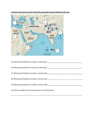Unit 1 study guide | DOCX
