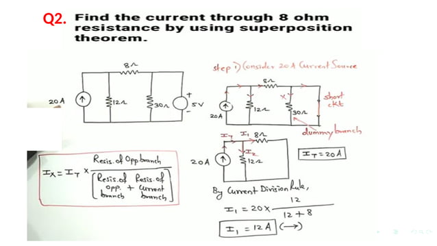 Unit 1 Superposition Theorem Electrical Ppt
