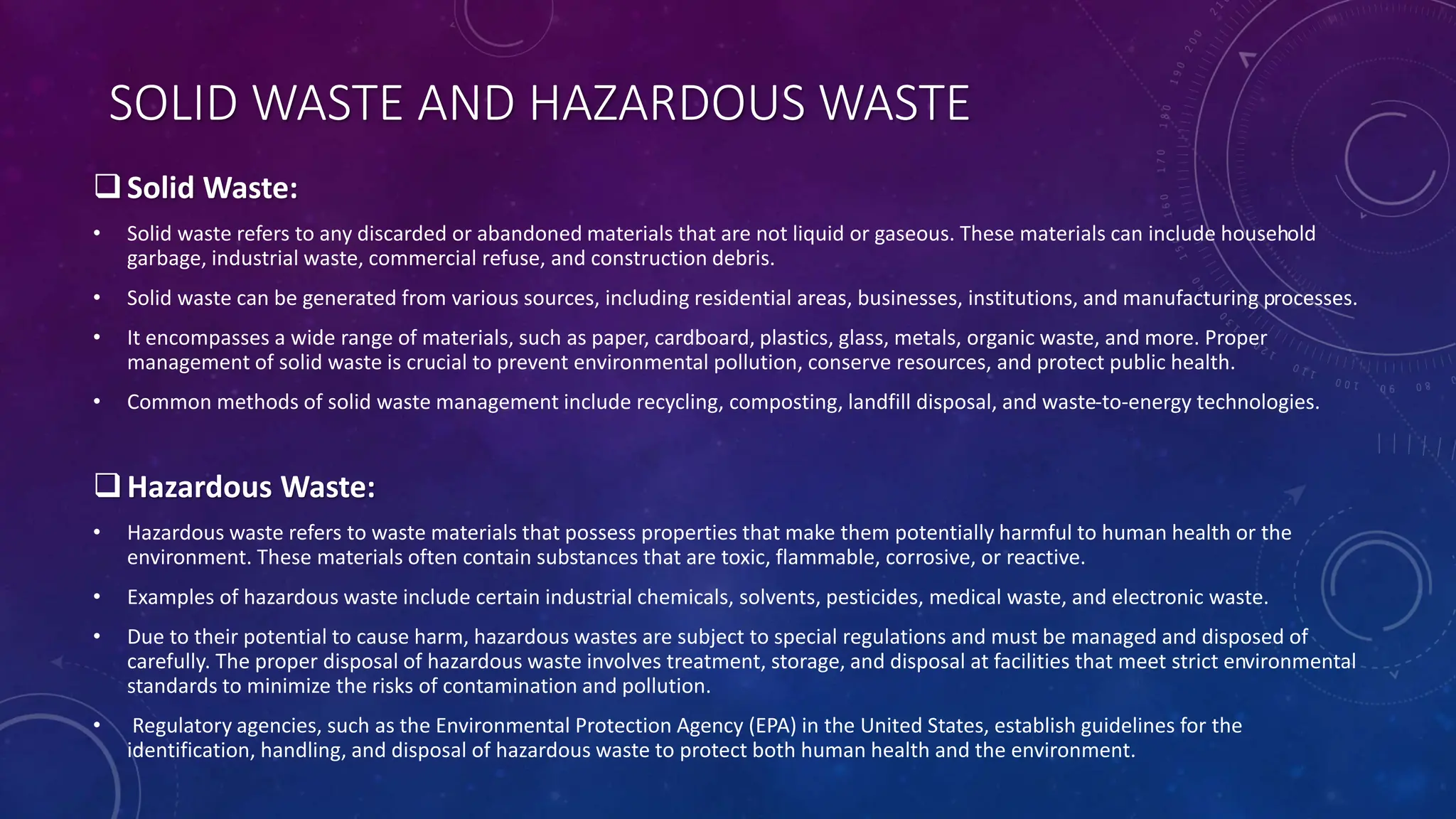 introduction to solid waste management notes | PPTX