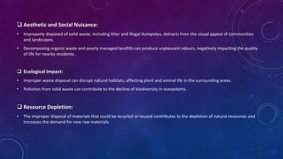 introduction to solid waste management notes | PPTX