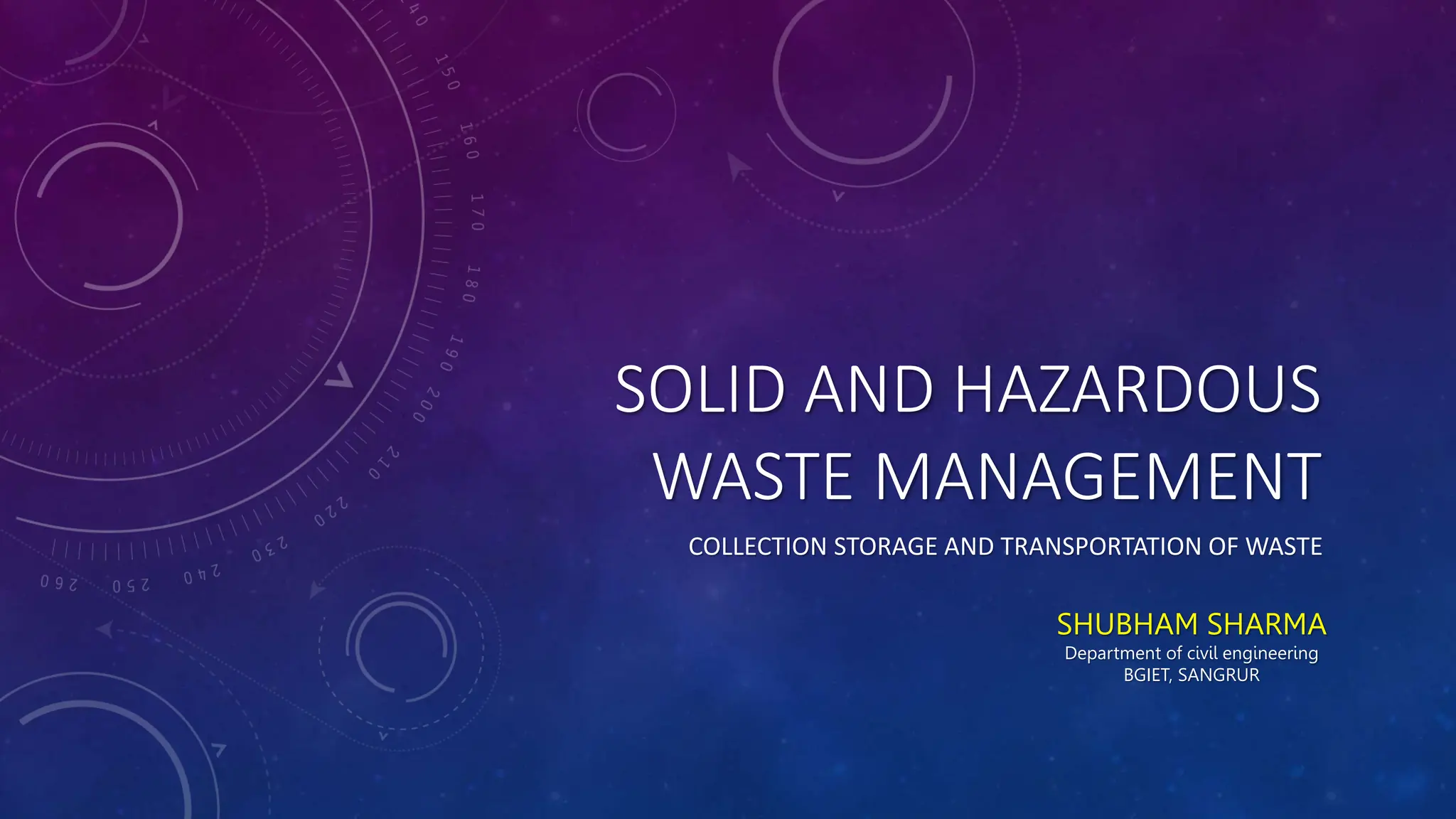 collection storage and transportation of solid waste | PPTX