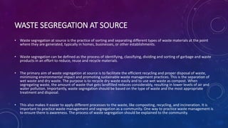 collection storage and transportation of solid waste | PPTX