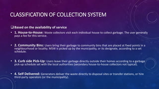 collection storage and transportation of solid waste | PPTX