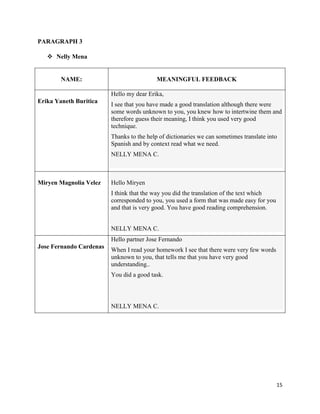 TRANSLATION TECHNIQUES Unit 1 Task 1,2,3,4 | PDF