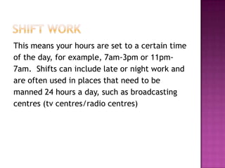 Types of jobs & contracts | PPTX | Freelance Writing | Content Production