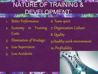 Training & Development HRM | PPTX