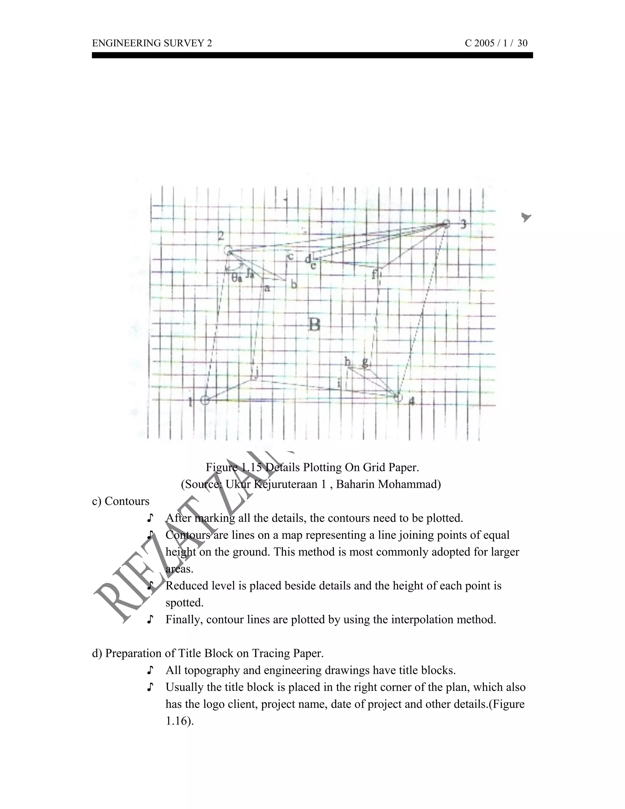 Tachymetry survey POLITEKNIK MELAKA | DOC