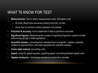 Unit 1 test | PPT