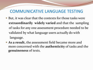 Unit1(testing, assessing, and teaching) | PPTX