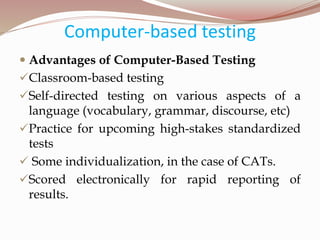 Unit1(testing, assessing, and teaching) | PPTX