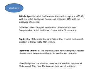 Unit 1 the early middle ages | PPT