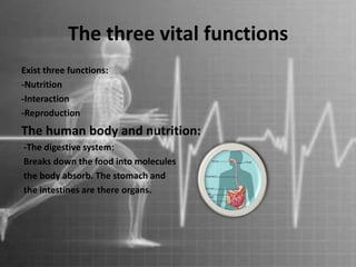 Unit 1 The Human Body and Interaction | PPT