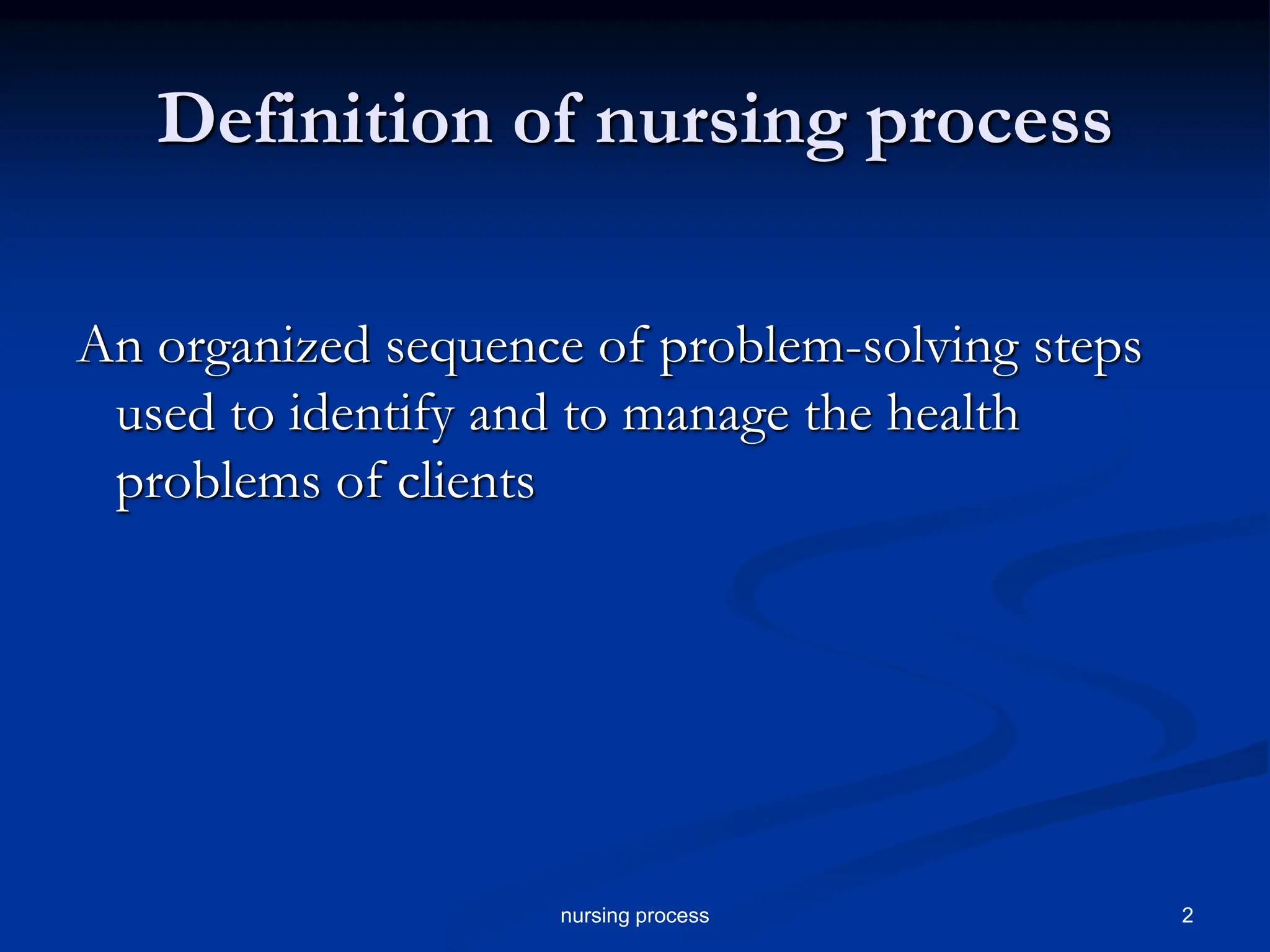 Unit 1 The Nursing Process. presentation | PPT