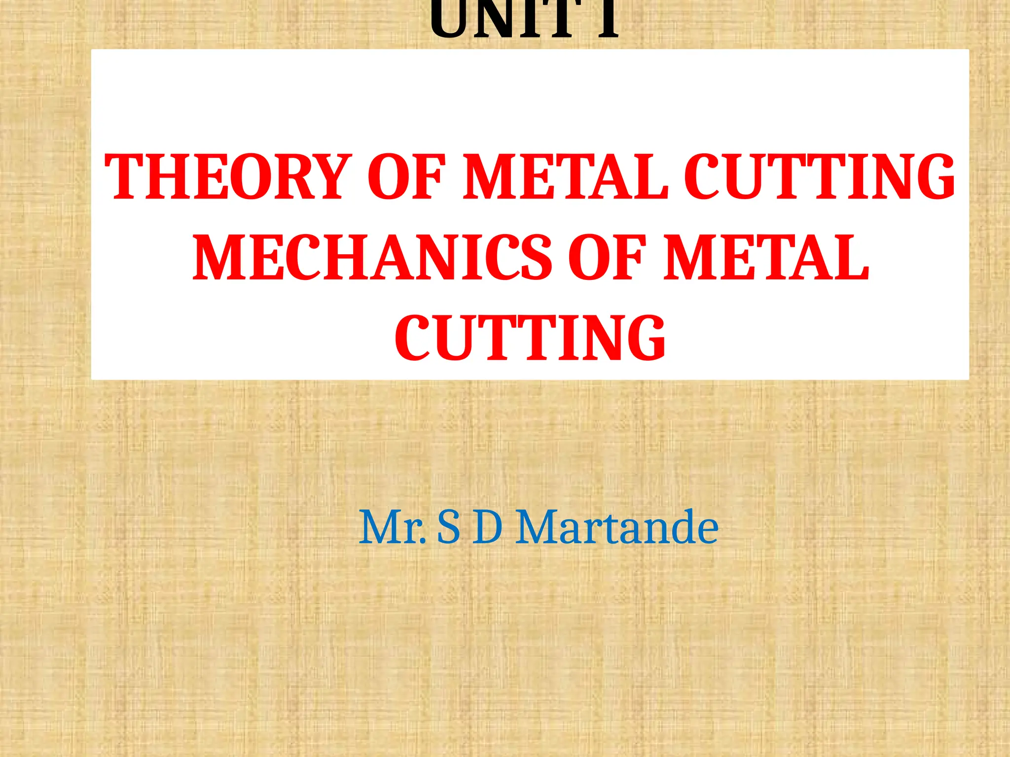 Theory of Metal Cutting Geometry of single-point cutting tool ...