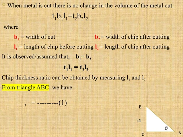 Theory of Metal Cutting Geometry of single-point cutting tool ...