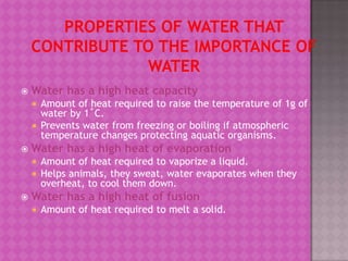 Unit 1 the role of water | PPTX
