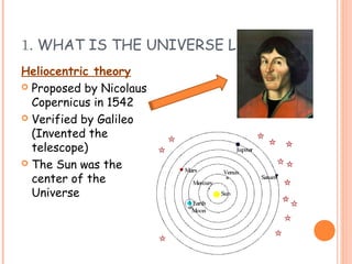 Unit 1 the universe | PPS | Geography | Science