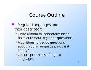 TOC finite automata,non deterministic finte automata. | PPTX