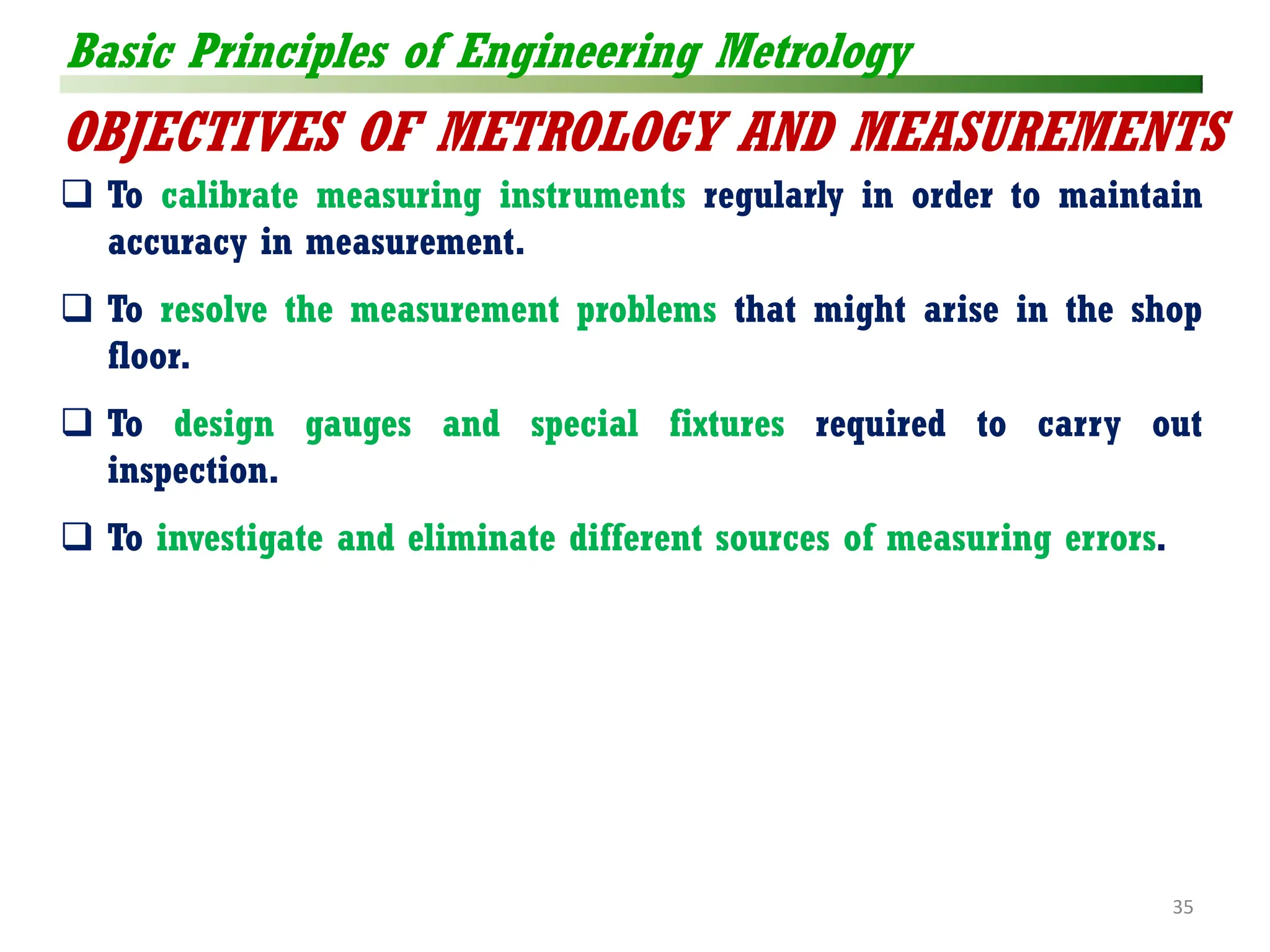MECHANICAL MEASUEREMENT AND METROLOGY PART 1 | PDF | Physics | Science