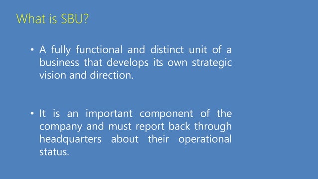 Unit 1 topic sbu | PPT