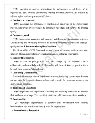 Unit 1 Total Quality Management........................ | PDF