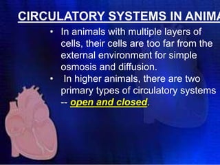 Unit 1 transport systems in animals | PPT