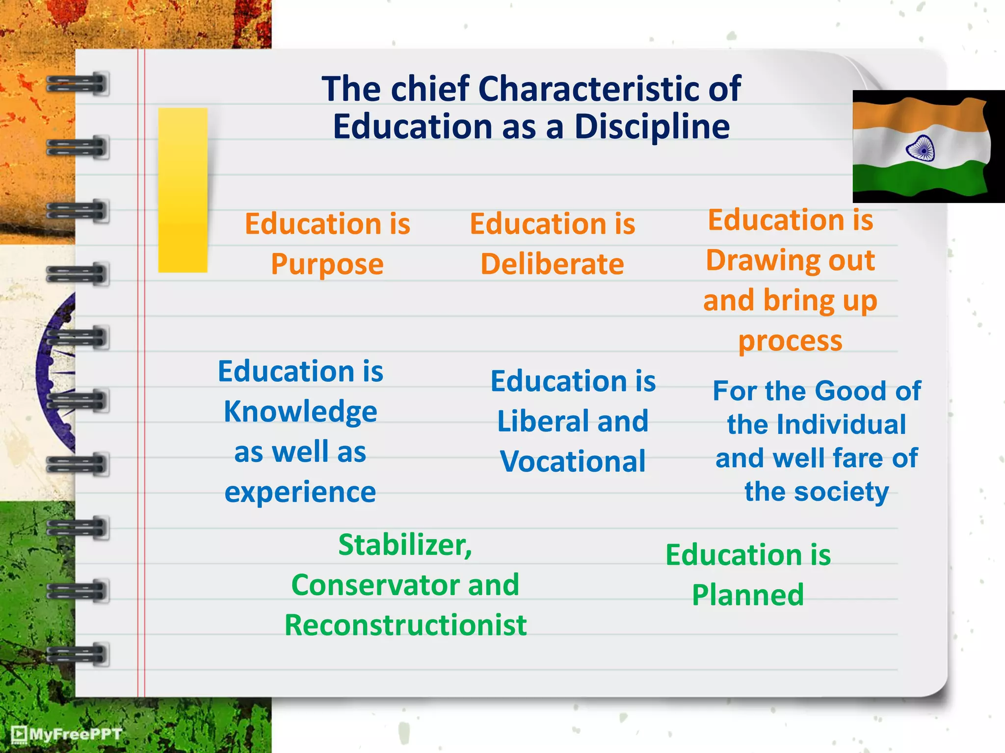 Nature of education as a discipline, types and levels of education | PDF
