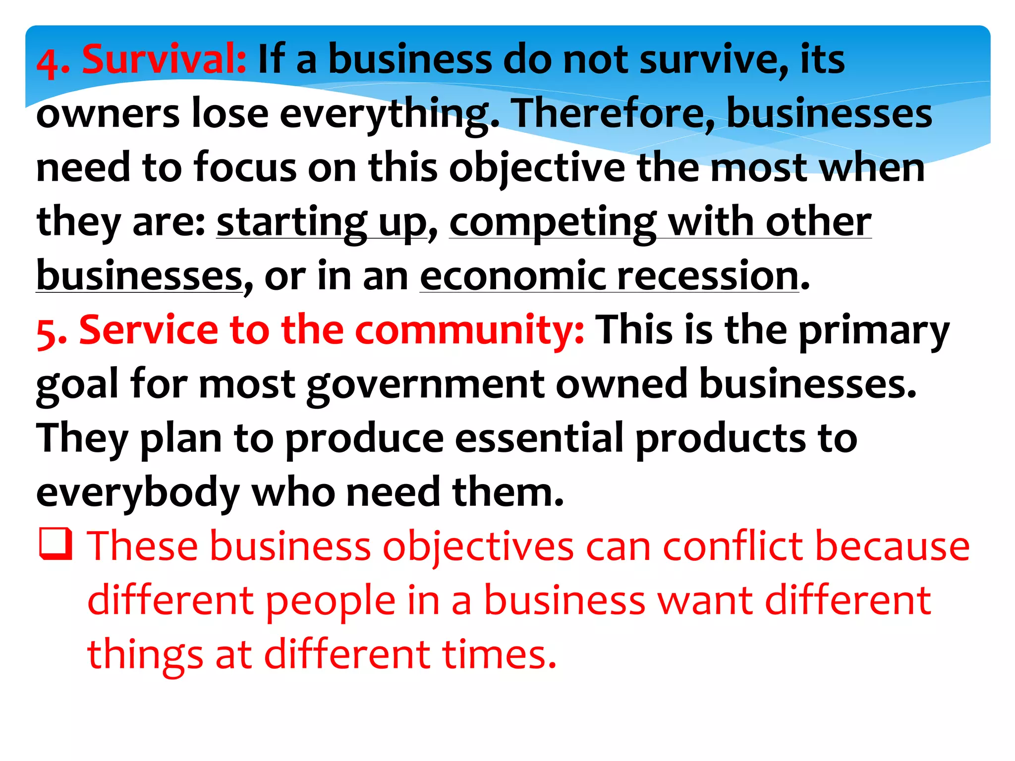 IGCSE Business Studeies Unit 1 understanding business activity ppt | PPTX