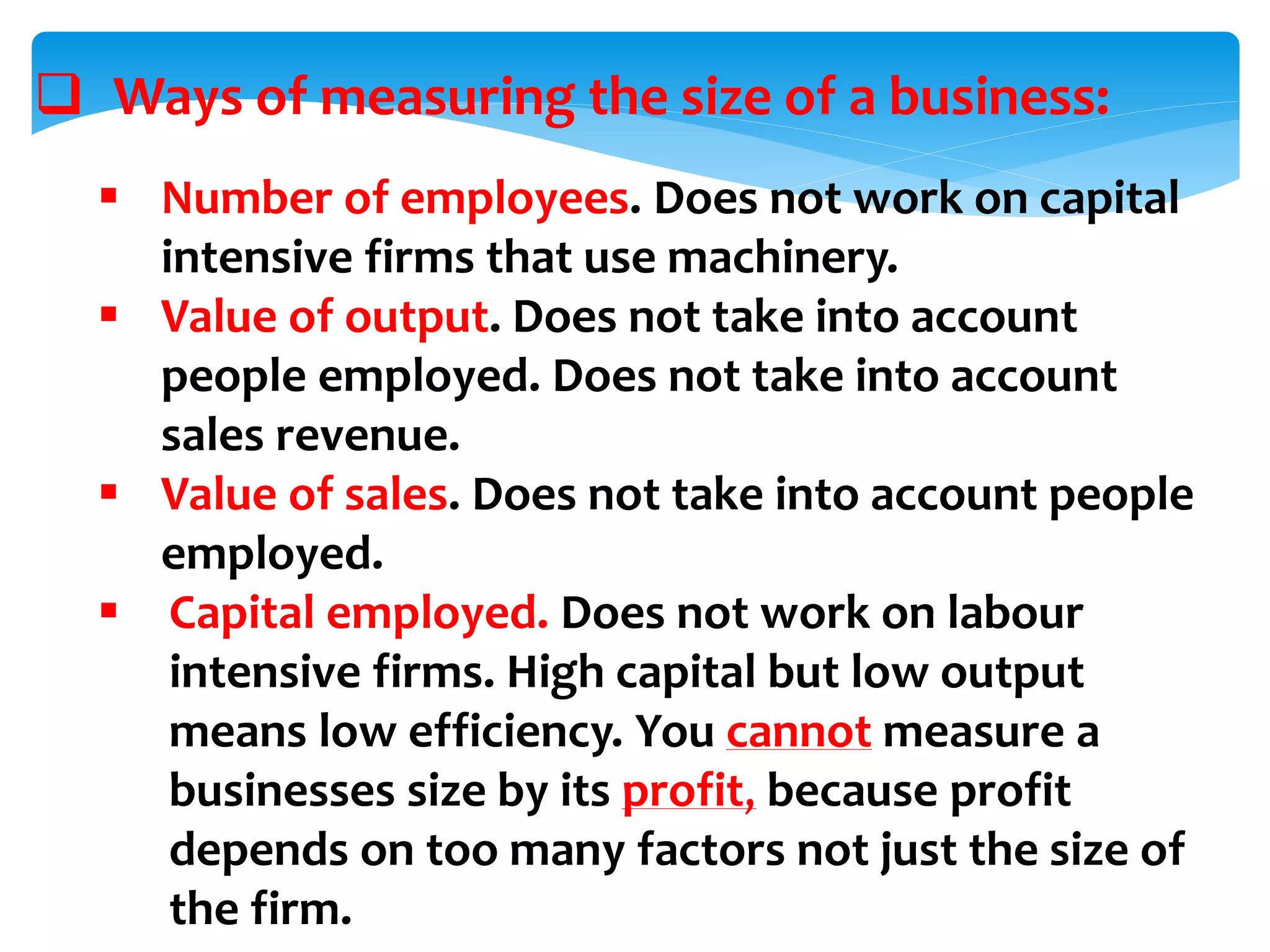 IGCSE Business Studeies Unit 1 understanding business activity ppt | PPTX
