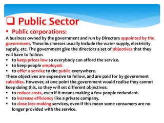 IGCSE Business Studeies Unit 1 understanding business activity ppt | PPTX