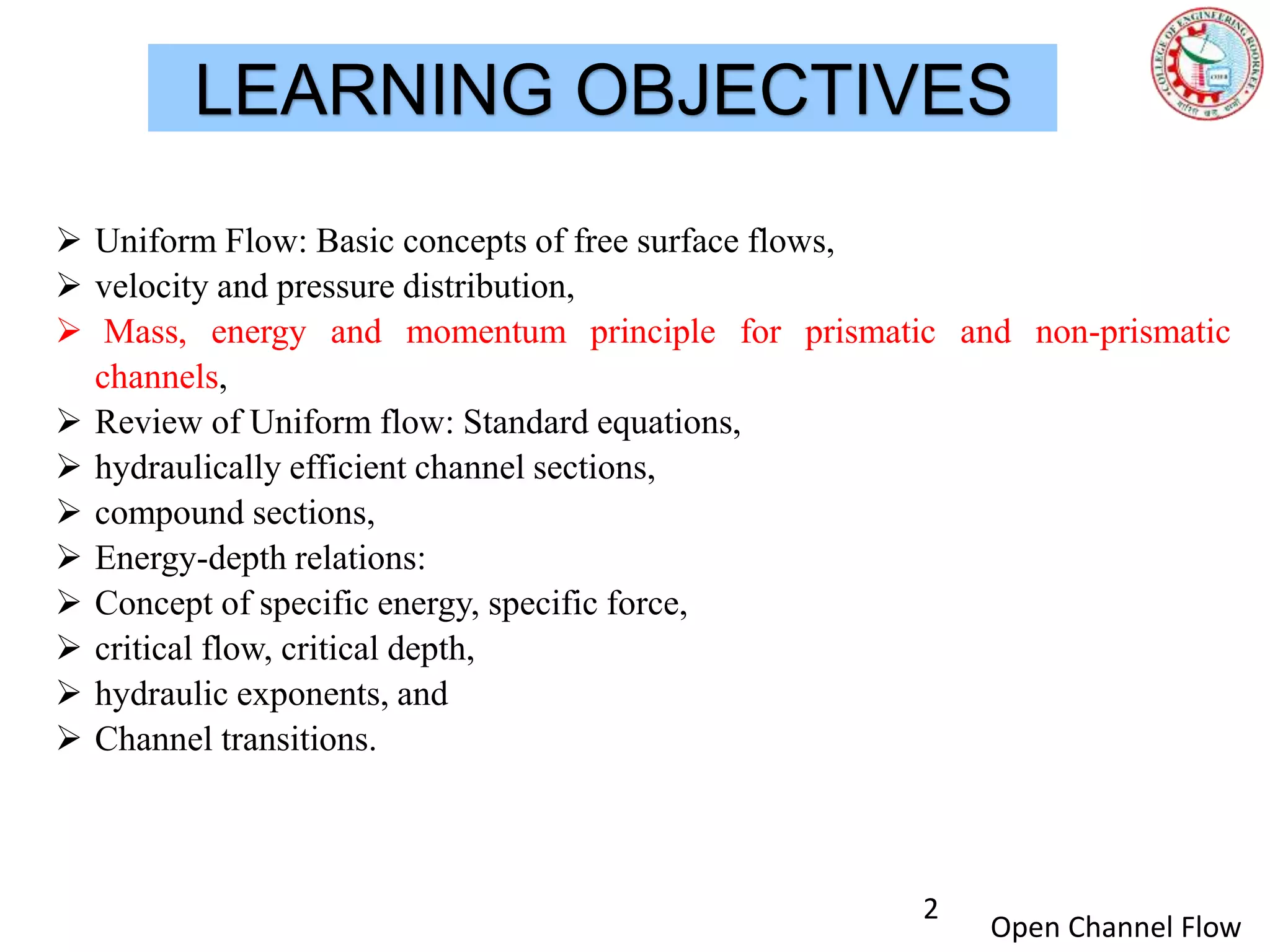 UNIT 1 UNIFORM FLOW.pptx