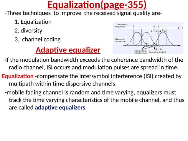 MULTIPATH MITIGATION TECHNIQUES-Wireless communication- | PPT