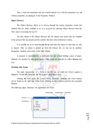 Unit 1 vb study_materials | PDF