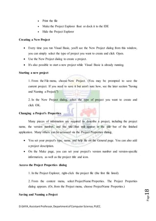 Unit 1 vb study_materials | PDF