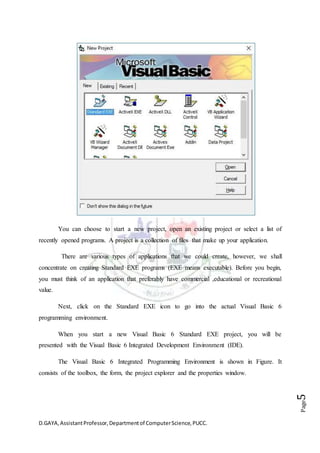 Unit 1 vb study_materials | PDF