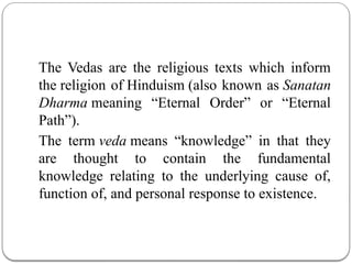 Unit 1 Vedas.pptx for engineering students | PPTX