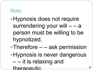 defining hypnosis | PPT