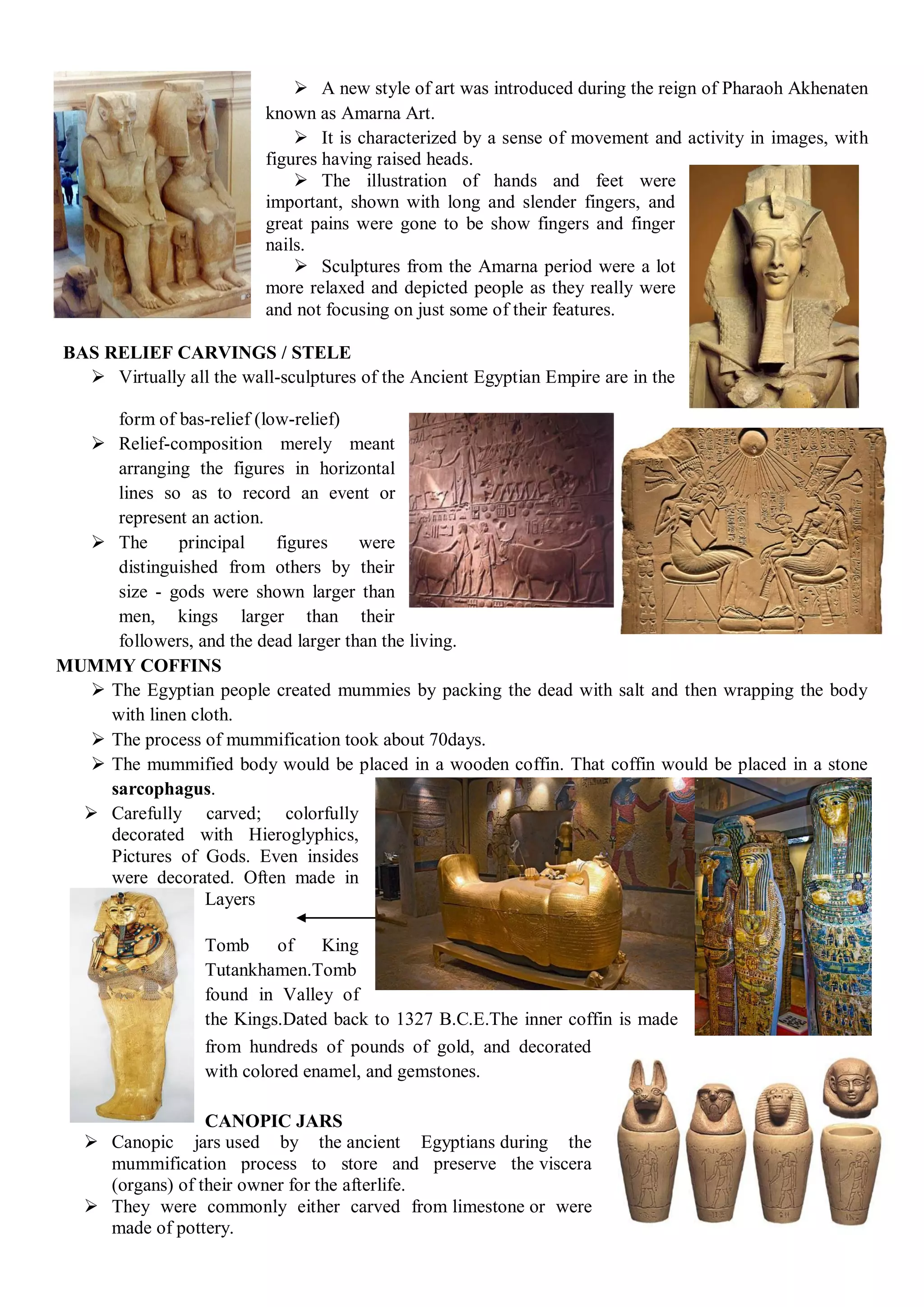 EGYPTIAN ART & ARCHITECTURE | PDF