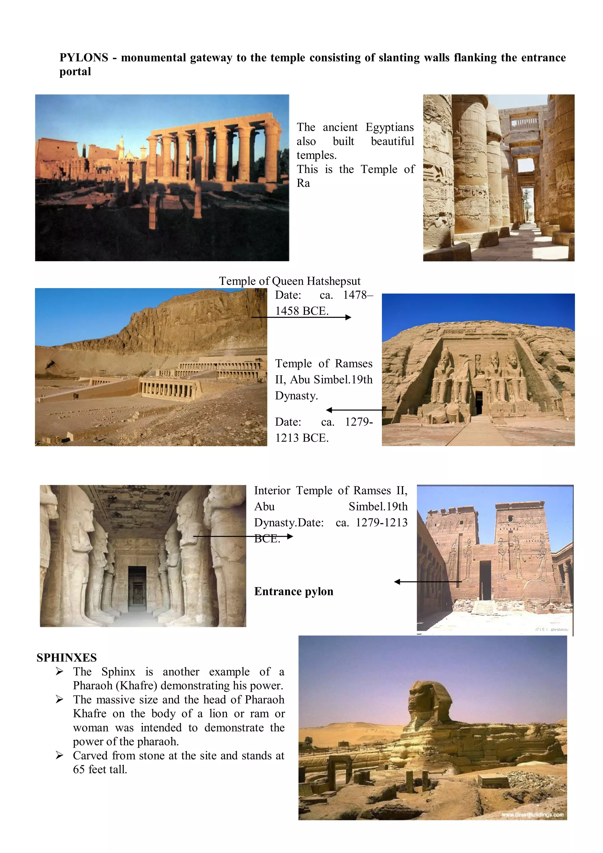 EGYPTIAN ART & ARCHITECTURE | PDF