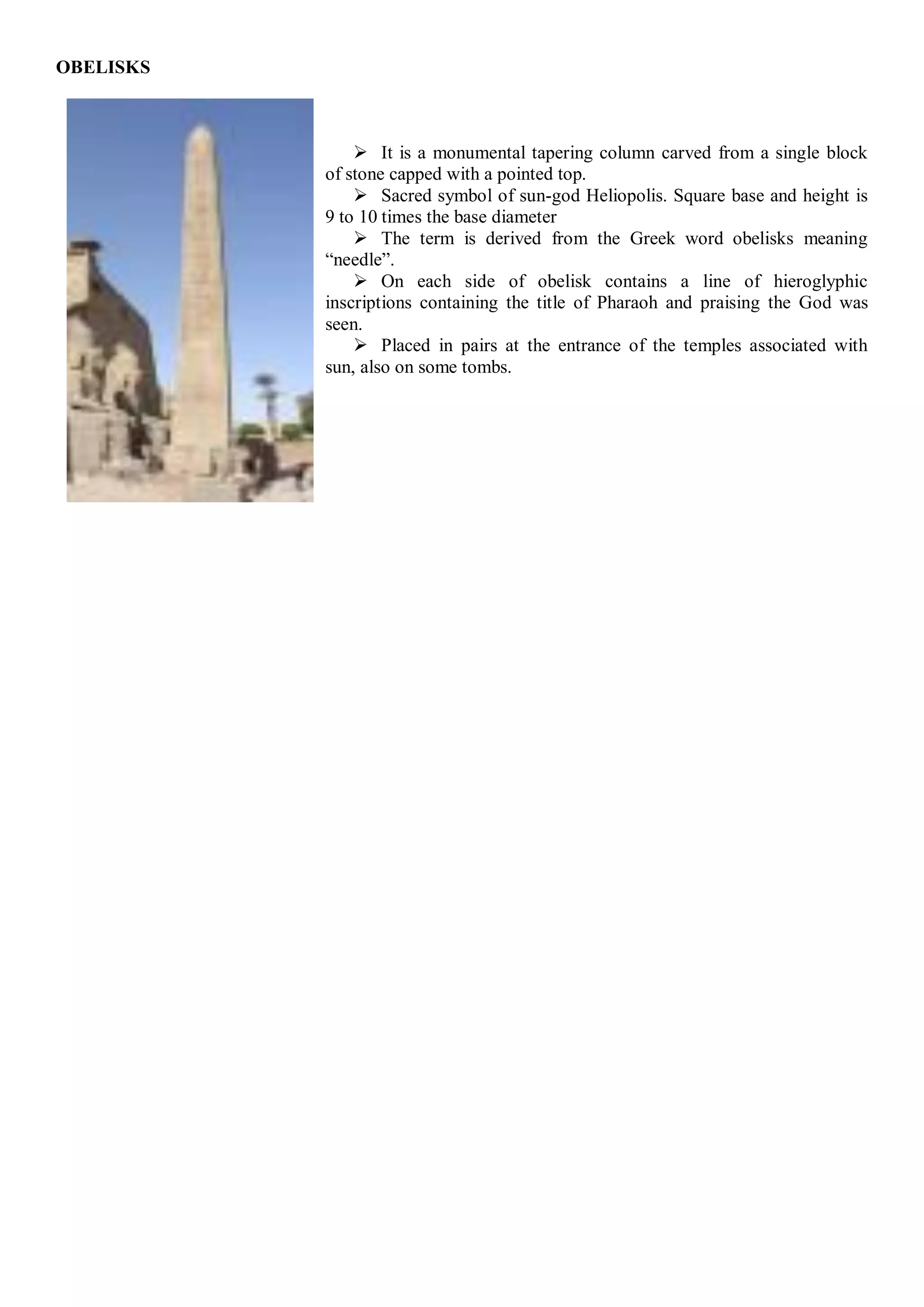 EGYPTIAN ART & ARCHITECTURE | PDF